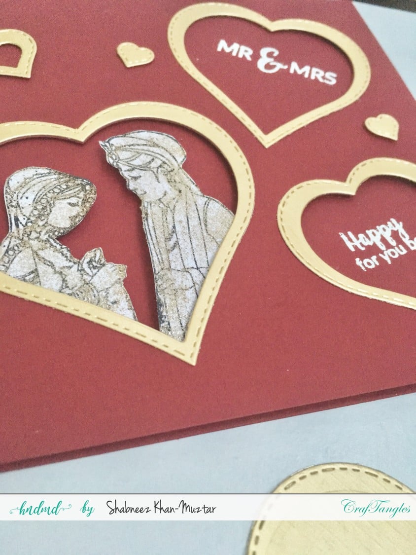 CrafTangles Wedding Aperture Cards - CraftAdda Blog