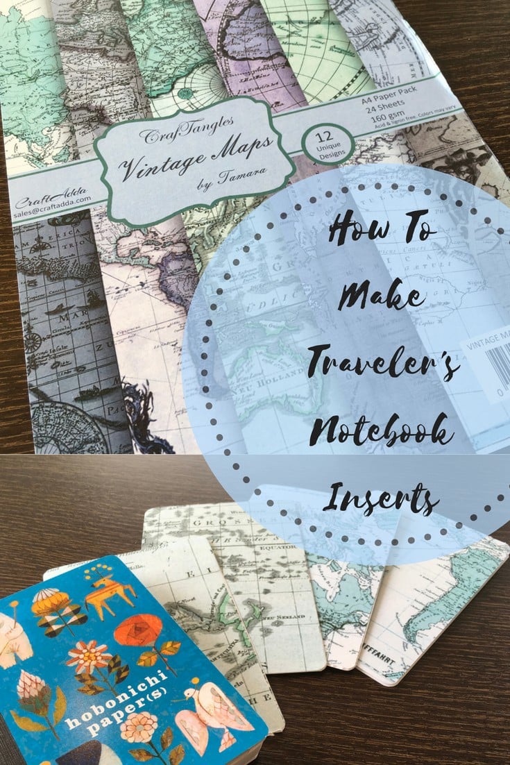 How to Make Traveler's Notebook Inserts with A4 Paper - CraftAdda Blog