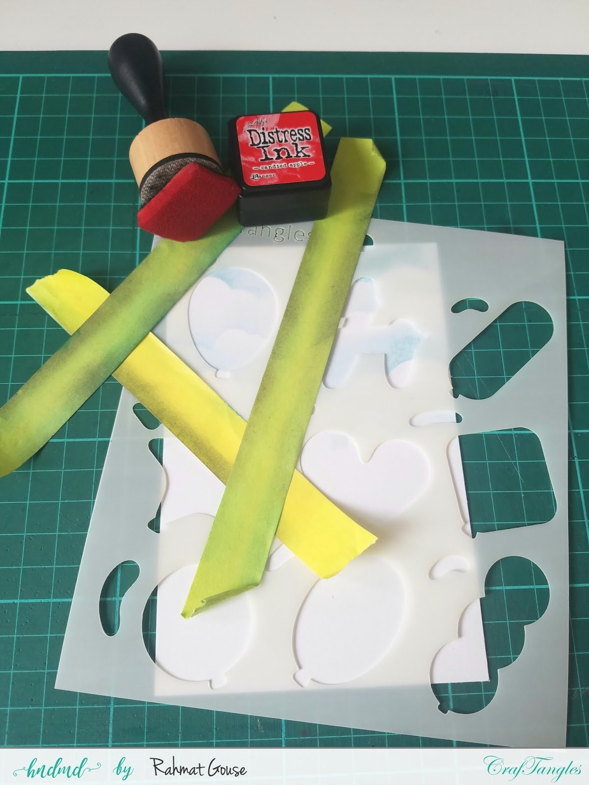 Dual Stenciling - CraftAdda Blog