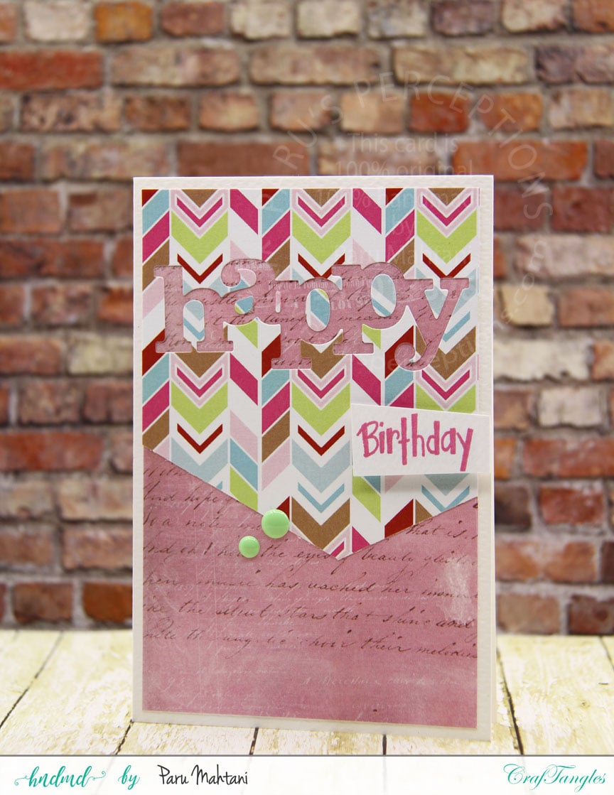 Fun with Patterned papers! - CraftAdda Blog