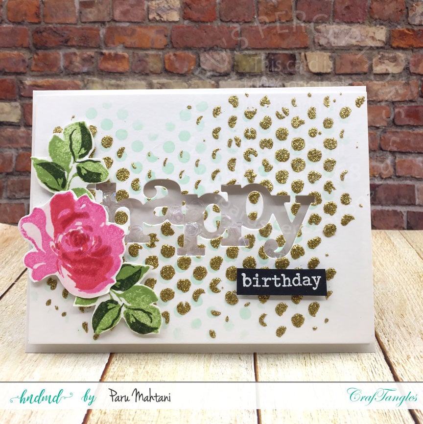 Glimmer paste and die cutting - CraftAdda Blog