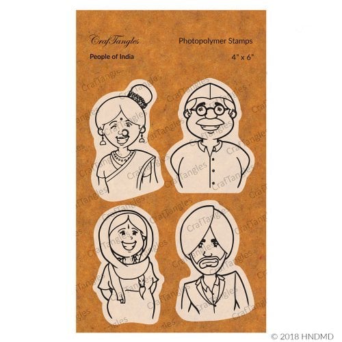 Brand new character stamps from Craftangles! - CraftAdda Blog