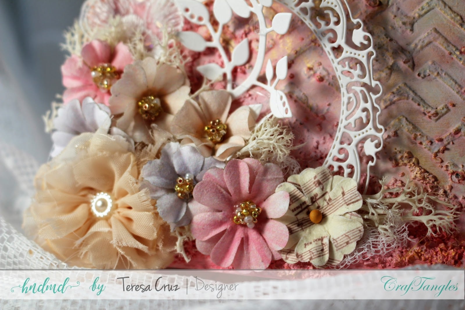 Mix Media Shabby Chic Letter Holder - CraftAdda Blog