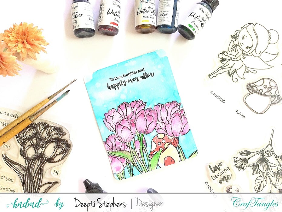 ART WITH CRAFTANGLES LIQUID WATER COLORS | VIDEO - CraftAdda Blog
