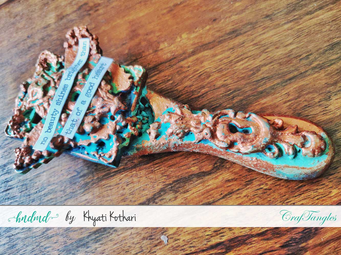 A few altered art ideas using CrafTangles products - CraftAdda Blog