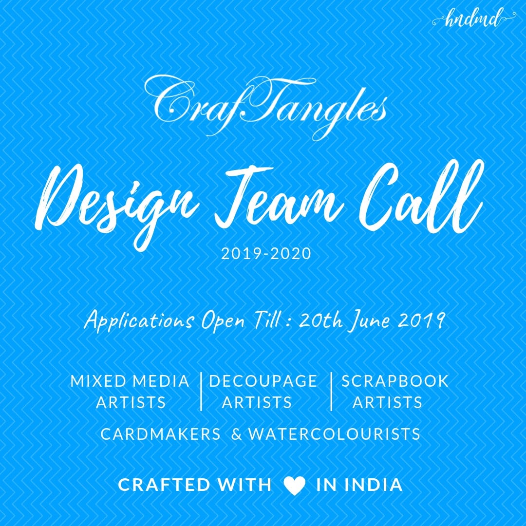 Design Team Call 2019 - CraftAdda Blog