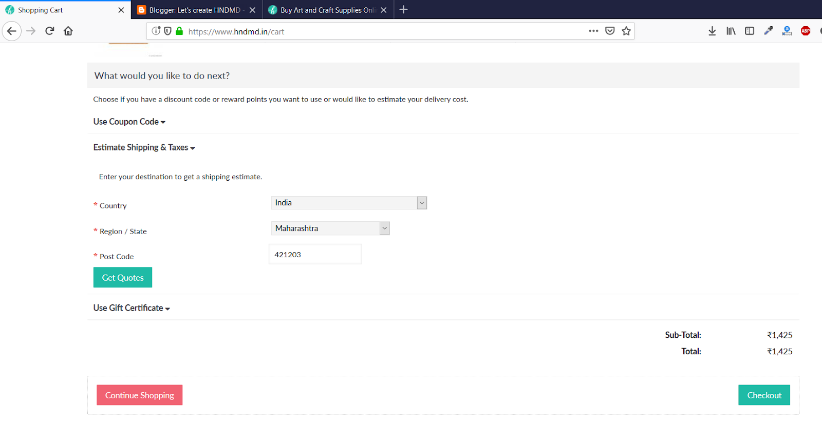 How to use coupon code during checkout at HNDMD - Checkout tutorial for ...