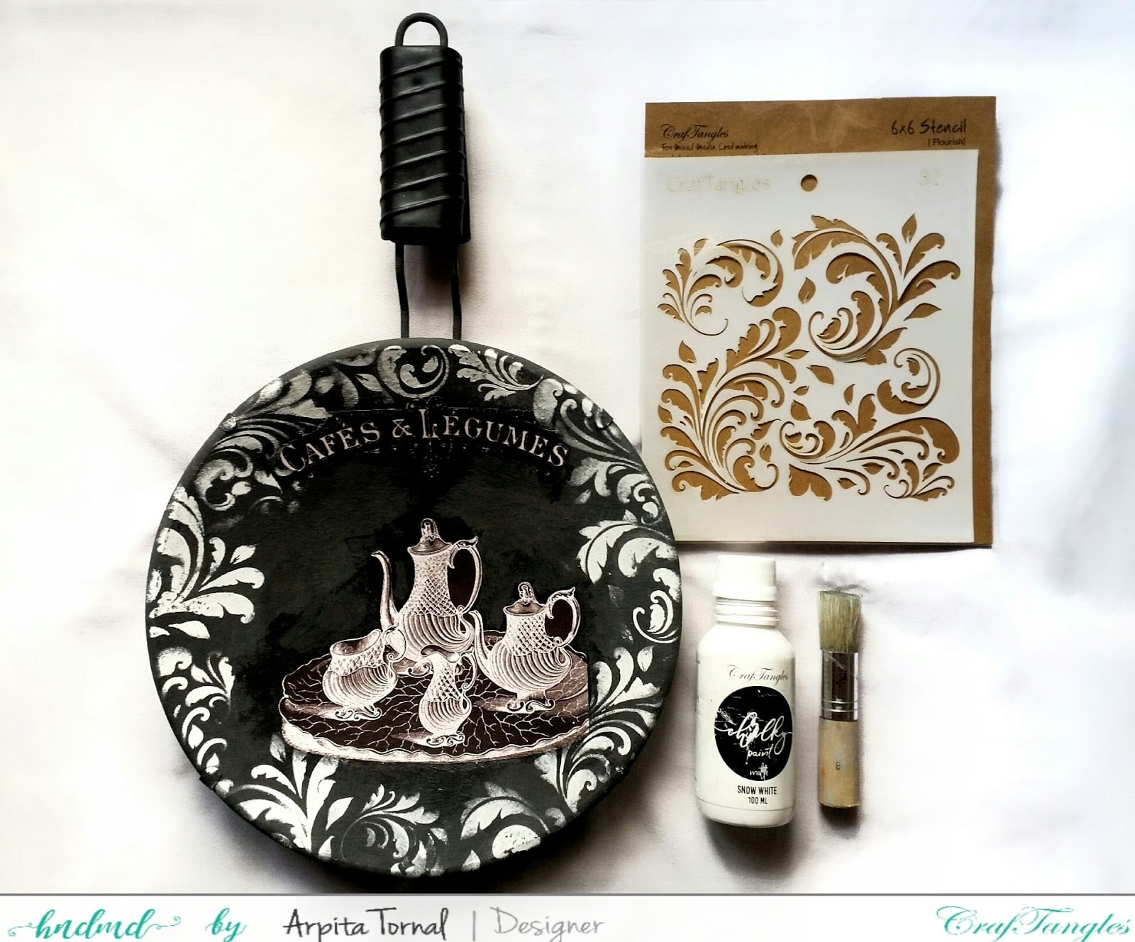 Kitchen Decor ( Decoupage on a Pan ) - CraftAdda Blog