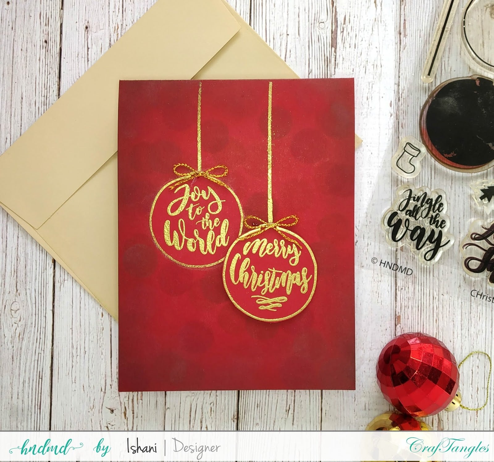 Christmas card ideas with one stamp set - Video Tutorial - CraftAdda Blog