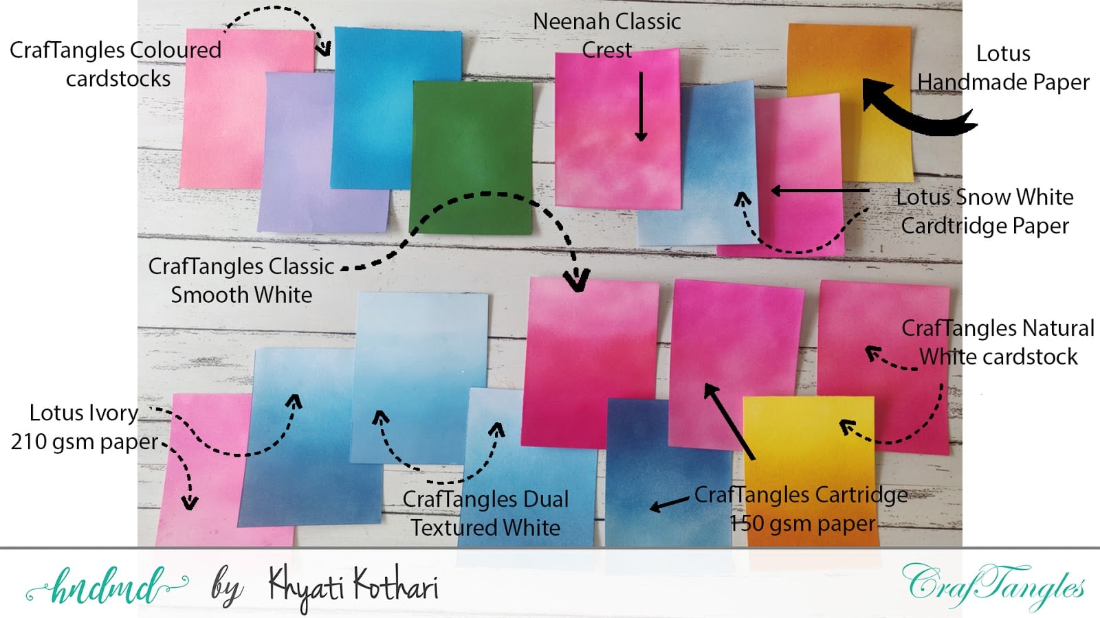Introducing CrafTangles Ink blending brushes - CraftAdda Blog