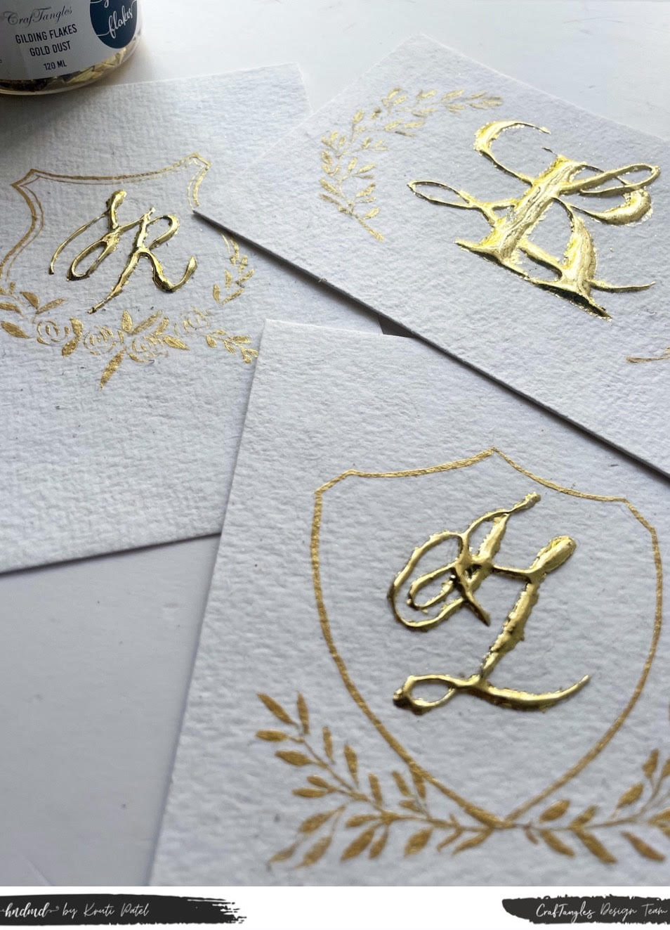 Stunning Gilded MONOGRAM! - CraftAdda Blog