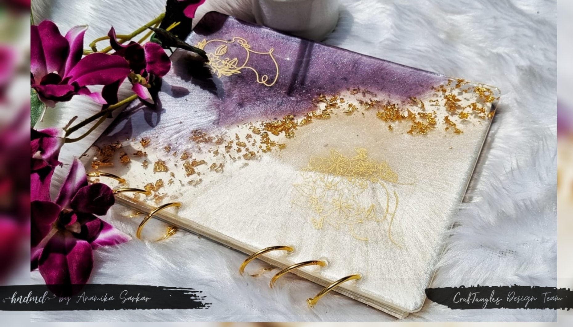 Attractive Resin Notebook Cover - CraftAdda Blog