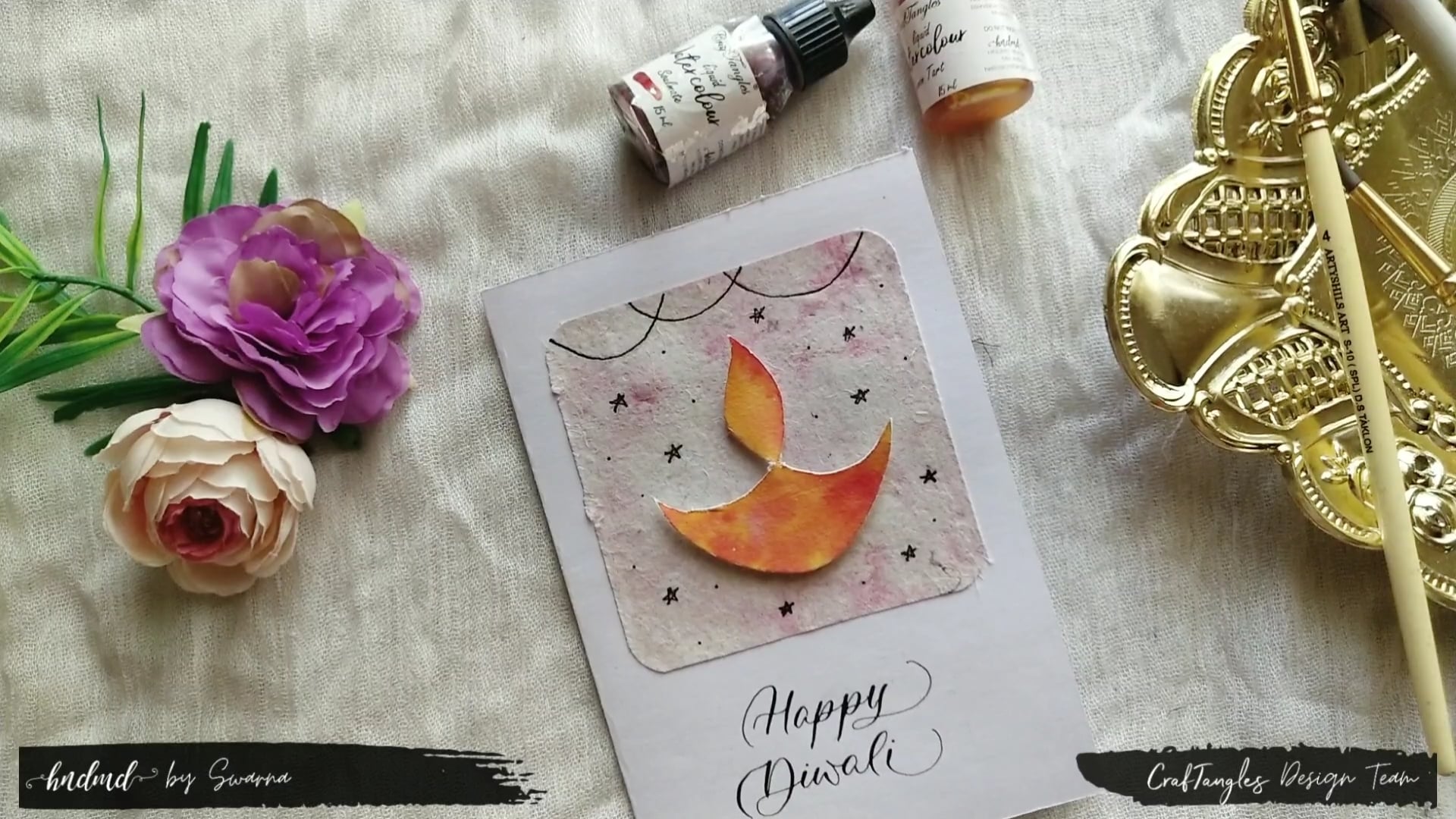 Awesome Diwali Special Calligraphy Tutorial - CraftAdda Blog