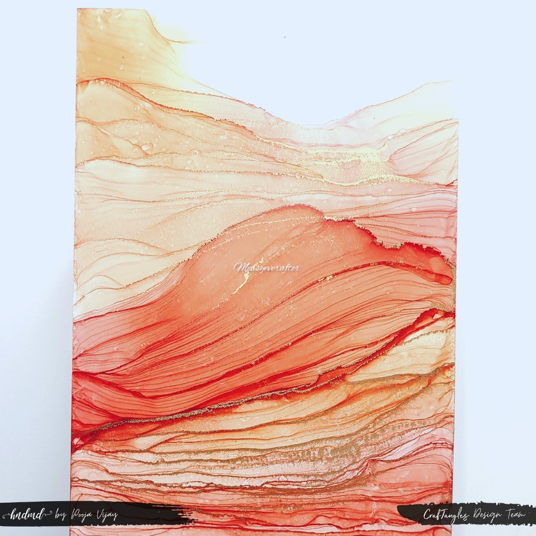 Sunny Ripples Alcohol Ink Tutorial - CraftAdda Blog