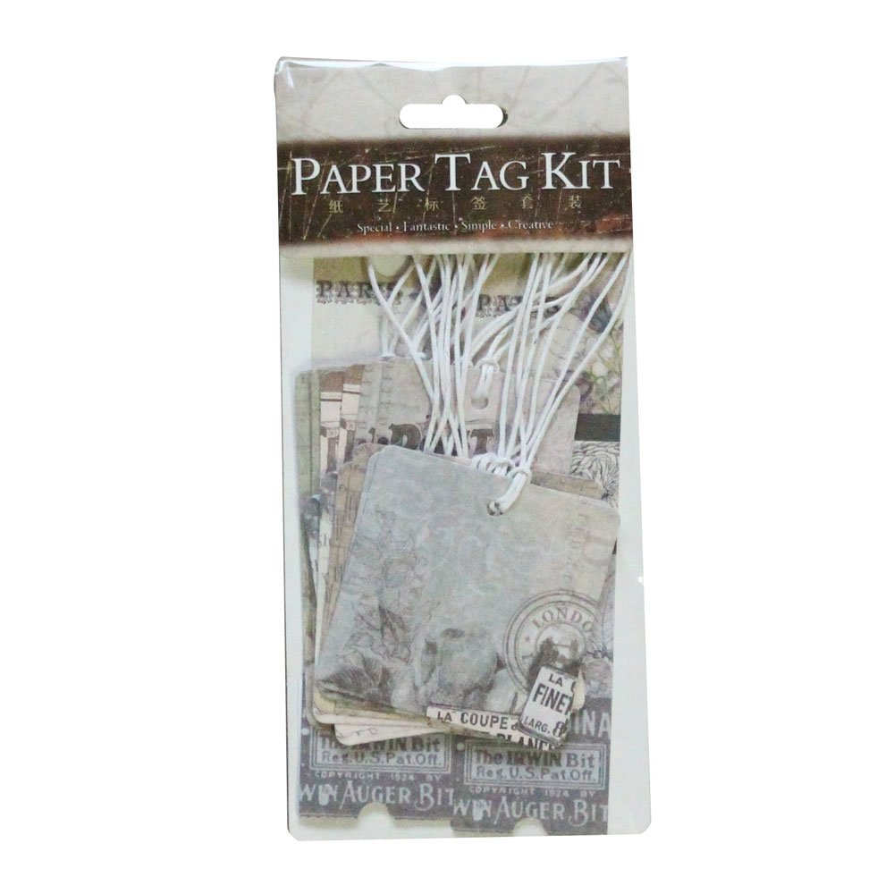 DIY Paper Tag Kit by EnoGreeting - European - TK018 - CraftAdda