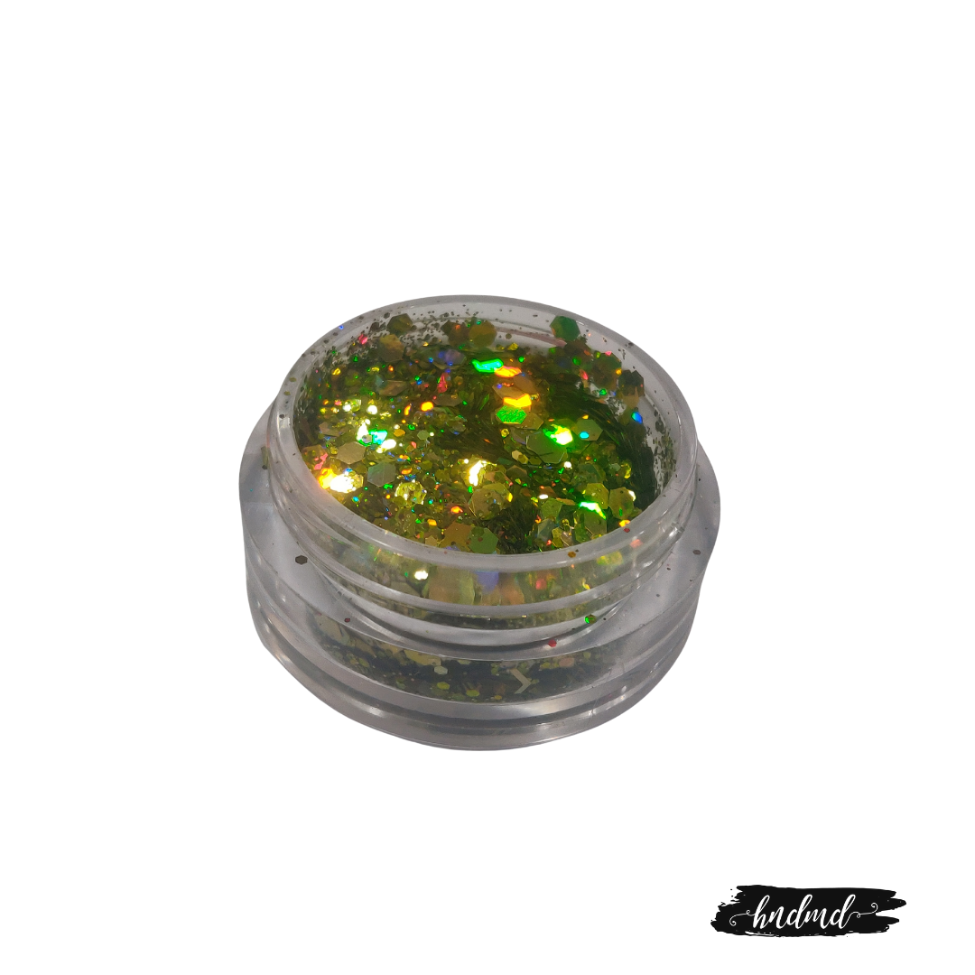 Craft Sequin Mixes - Moss Green - CSM-3 - CraftAdda